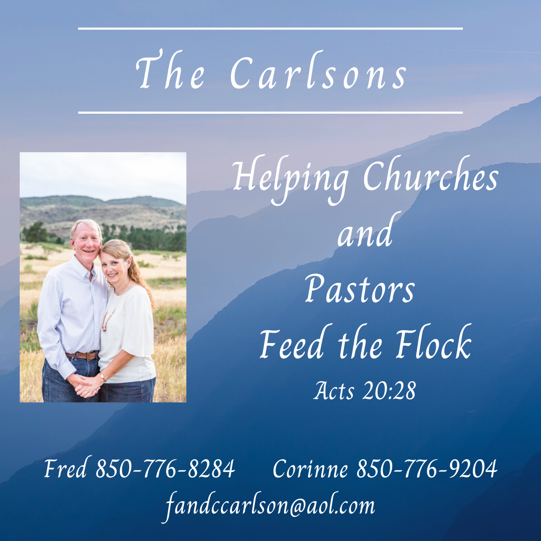 Fred Carlson, Interim Pastor – Home